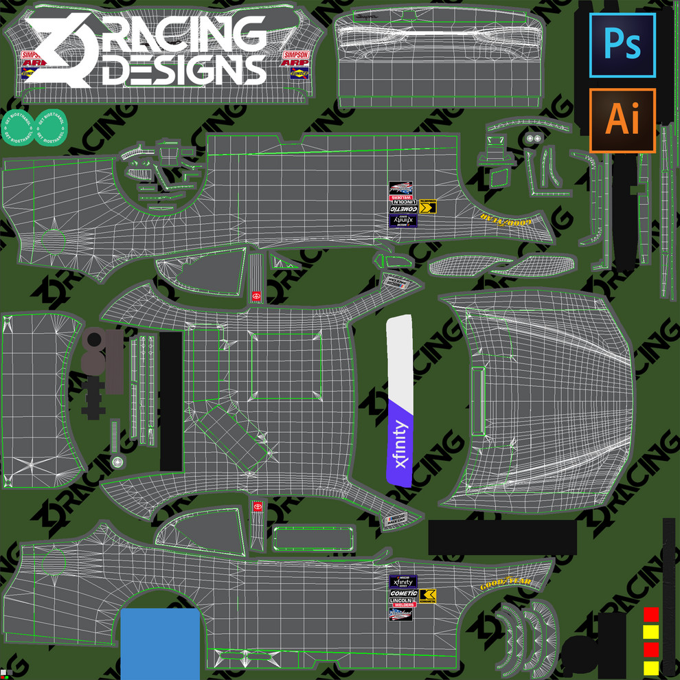 NASCAR Xfinity Smart Vector – Knapp Daddy Racing